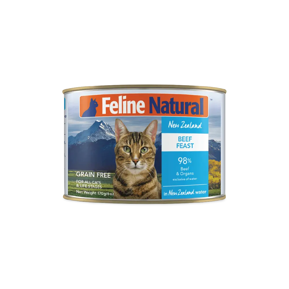 Feline Natural Canned Food Core Diets Feline Natural Canned Beef Feast ...